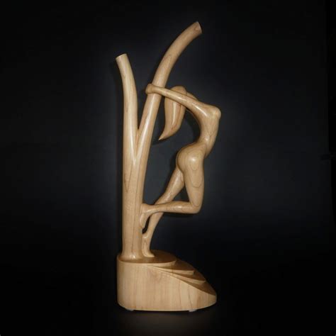 Nude Woman Wood Sculpture GIRL And TREE Etsy