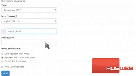 how to setup domain redirects in cpanel web24