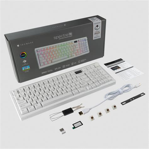 TECWARE Spectre RGB Mechanical Wireless Bluetooth Gaming Keyboard With