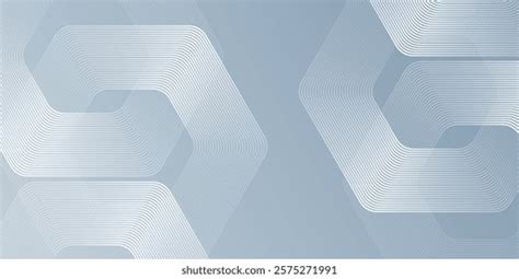 Abstract Hexagon Lines On Gray Background Stock Vector Royalty Free 2575271991 Shutterstock