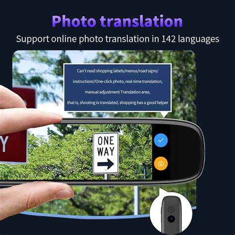 S65 Pro Smart Voice Translator 142 Languages WIFI Scan Translation Pen Scanning Translation Pen ...