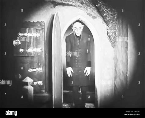 Nosferatu 1922 Movie Starring Max Schreck Directed By F W Murnau Stock