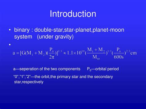 Ppt Magnetic Interaction In Ultra Compact Binary Systems Powerpoint Presentation Id6880636