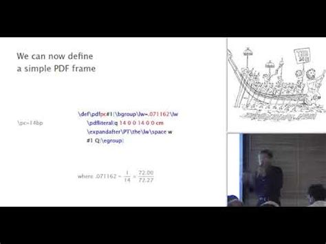 Integrating TeX And PDF Seamlessly In PdfTeX YouTube