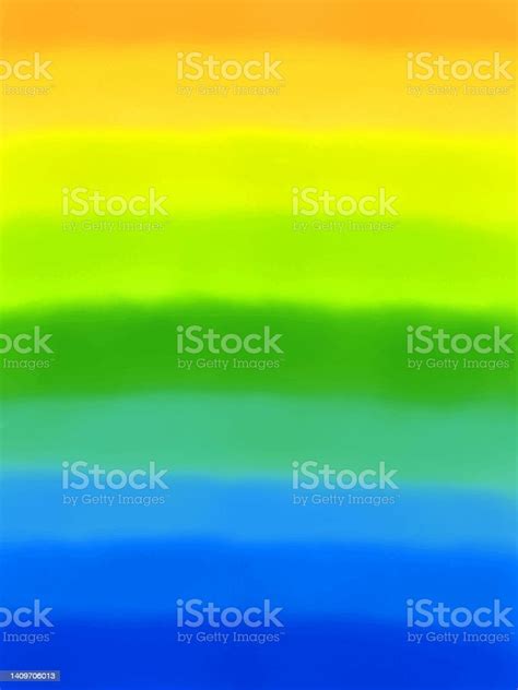 다채로운 무지개 수채화 배경 수채화 스트로크 디자인 요소 여러 가지 색깔의 손이 추상적 인 질감을 그린 컬러 브러시 스트로크가