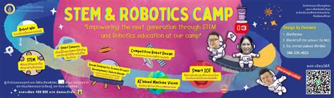 โครงการอบรมเชิงปฏิบัติการ “stem And Robotics Camp” คอร์สปูพื้นฐานไมโครบิตและการประยุกต์ใช้สำหรับ