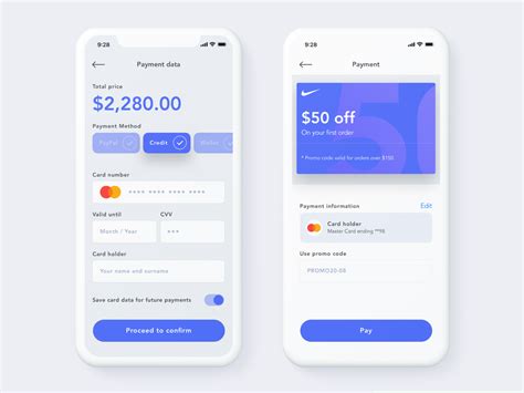 Nike Mobile Checkout Form