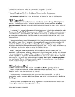 The Internet Protocol Version IPv PDF