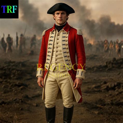 British Redcoat Military Uniform Regency Army Officer Tailcoat 18th