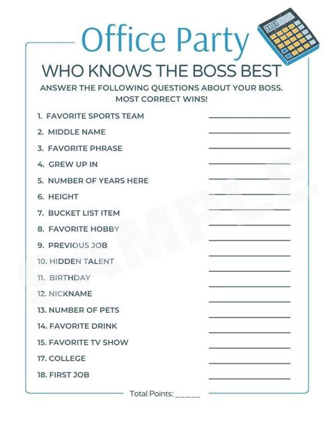 Free Printable Office Party Games Artofit