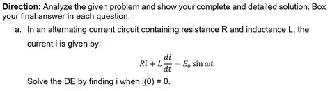 solved direction analyze the given problem and show your