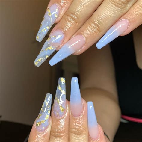 35 Ideas For Blue Coffin Nails That Turn Heads Nail Designs Daily