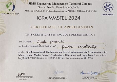 ayush kaushik on linkedin icraimmstel2024 jimsgn