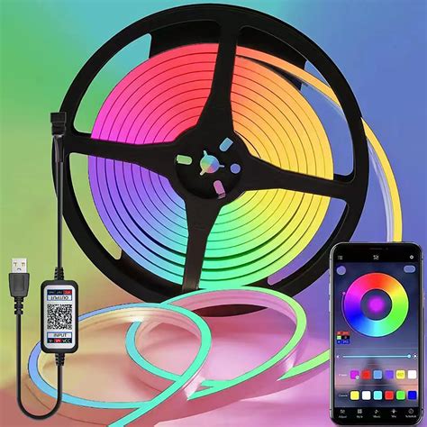 Auraled Remote Controlled 65 Trimmable Rgb Led Strip Light