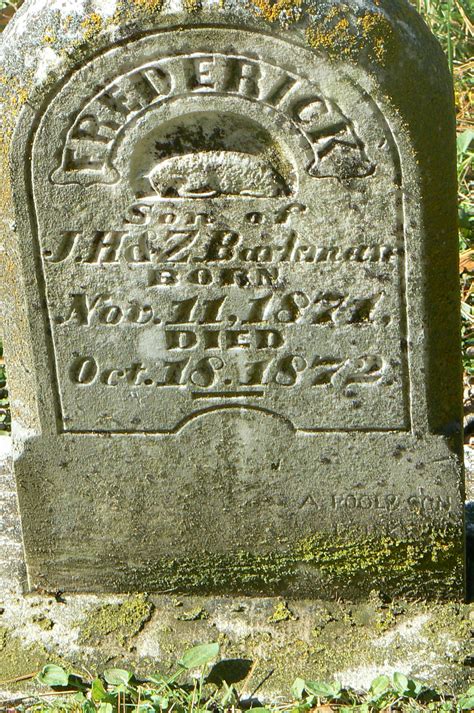 Frederick Barkman 1871 1872 Homenaje De Find A Grave