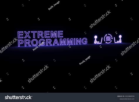 Extreme Programming Neon Concept Self Illumination Stock Illustration 2222868559 Shutterstock