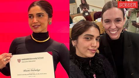 Bhumi Pednekar Completes Course At Harvard Calls Going Back To School ‘fun ‘math Is Still Not