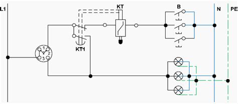 Single Phase Contactor Wiring Diagram With Timer