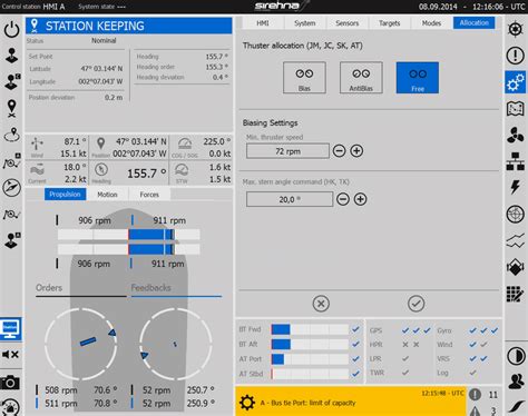 Hmi Of The Easydp System And Thrust Allocation Settings Download Scientific Diagram