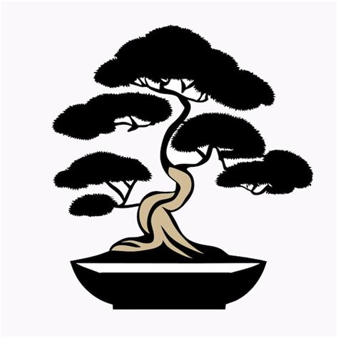 Premium Vector Bonsai Tree Vector Graphic In Vectorized Flat Style