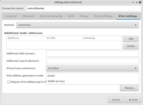 Wrong Ipv6 Interface Id Given To Modem Networking Server And