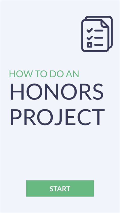Honors Project Guide