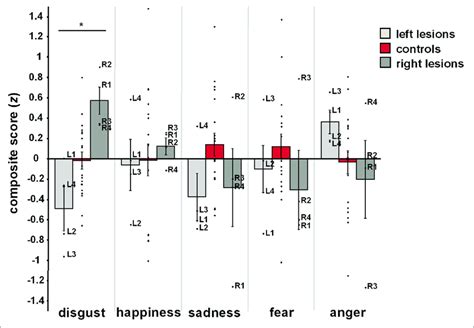 Mean And Individual Emotion Specific Composite Scores For Each Group Download Scientific