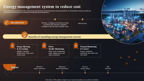 Energy Management System To Reduce IoT Solutions In Manufacturing Industry IoT SS PPT Slide