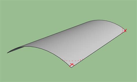 Drawing A Curve Radius On A Oval Radius Shape In Sketchup Graphic Design Stack Exchange