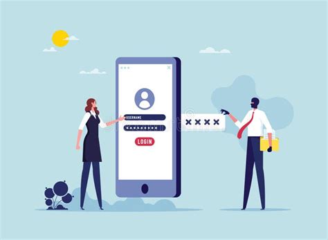 Online Scam Or Cyber Crime Concept Stock Illustration Illustration Of