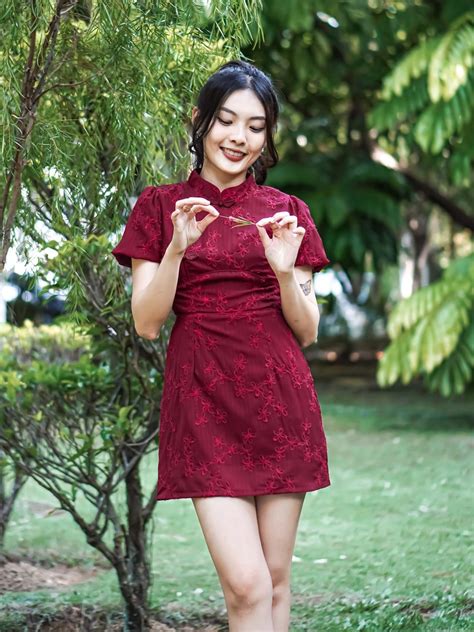 Lanora Cheongsam Dress Jolivia Co