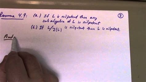 Lie Algebra Nilpotent And Big Picture Ahead Part 1 Youtube