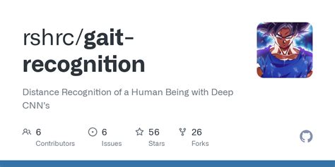 GitHub Rshrc Gait Recognition Distance Recognition Of A Human Being