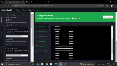 rohit shewale on linkedin problemsolving hackerrank dsa day23