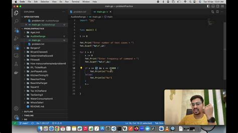 Audio Range Problem With Solution In Golang Golang Codingconcepts Youtube