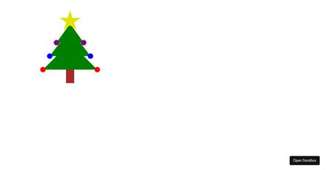 Christmas Tree Codesandbox