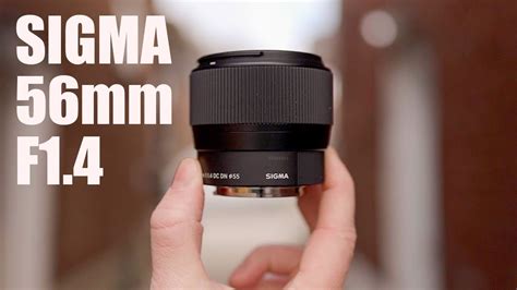 Sigma 56mm F14 Portrait Lens For The Zv E10 And Aps C Youtube