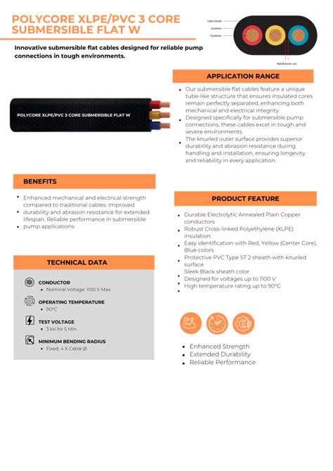 Submersible Polycore Cables