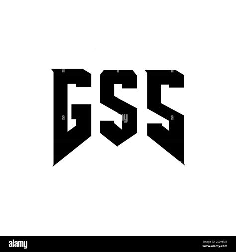 Gss Letter Logo Design For Technology Company Gss Logo Design Black And White Color Combination