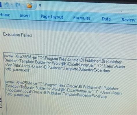 Blog Resolved BI Publisher Install And Addin Issues Translation File Not Found