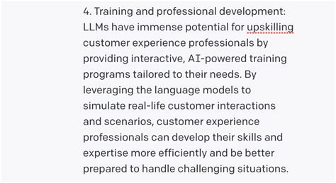 How Will LLMs Change Customer Experience