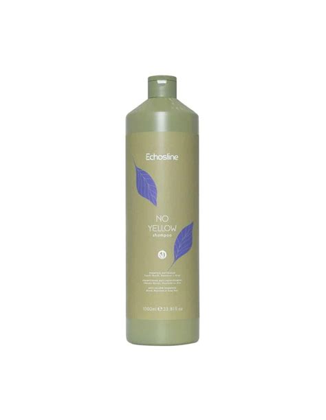 Echosline No Yellow Shampoo Shampoo Antigiallo 1000 Ml