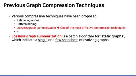incremental lossless graph summarization kdd 2020 ppt
