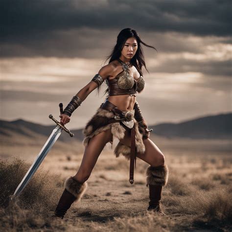 Female Barbarian Warrior By Secretforest1978 On Deviantart