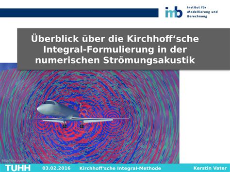 Pdf Überblick über Die Kirchhoffsche Integral Formulierung In Der