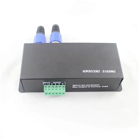 6pcs Dmx512 Led Decoder Dmx512 Signal Rgb Rgbw Led Controller Dc12