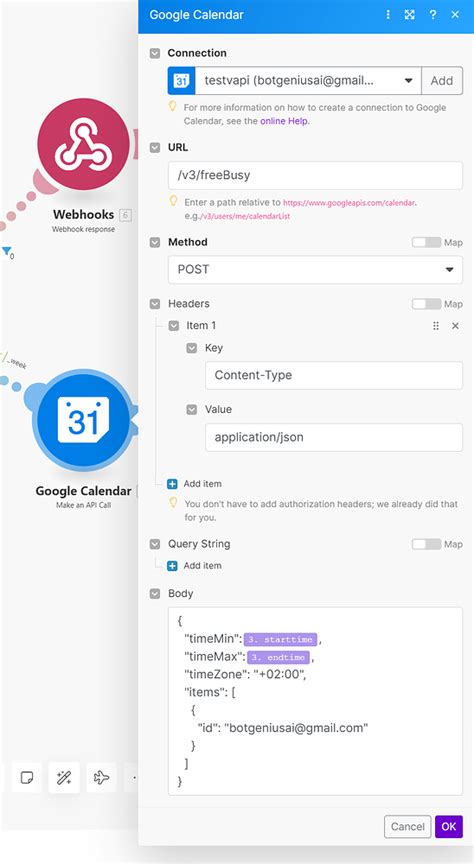 Issue With Google Calendar Module Error Request Had Insufficient Authentication Scopes