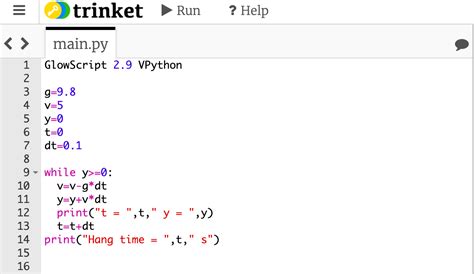 Here S How To Make A Graph In Python Glowscript Actually By Rhett Allain The Startup Medium