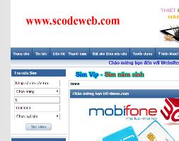 Source code website mã nguồn sim số việt nam