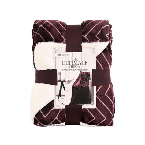 Life Comfort Ultimate Faux Fur Throw Costco